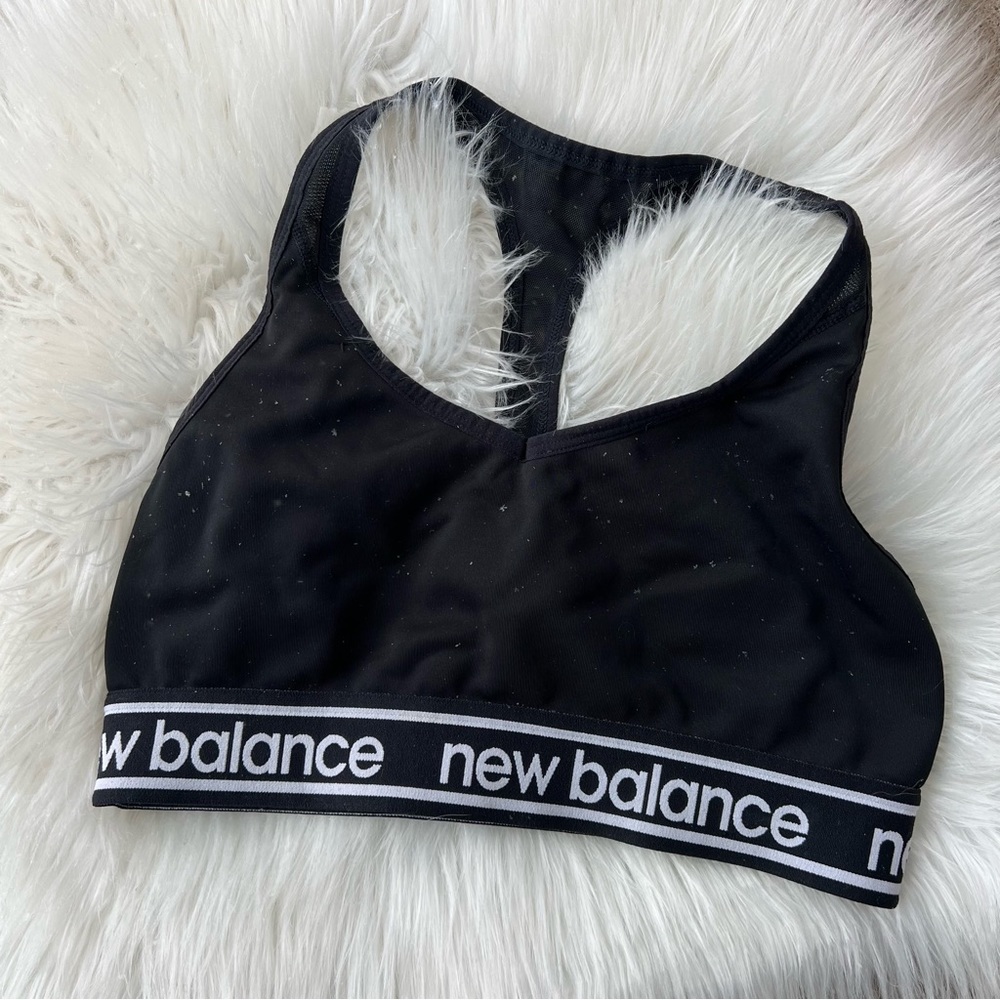 New Balance Black And White Varsity Band Racerback Me… - Gem